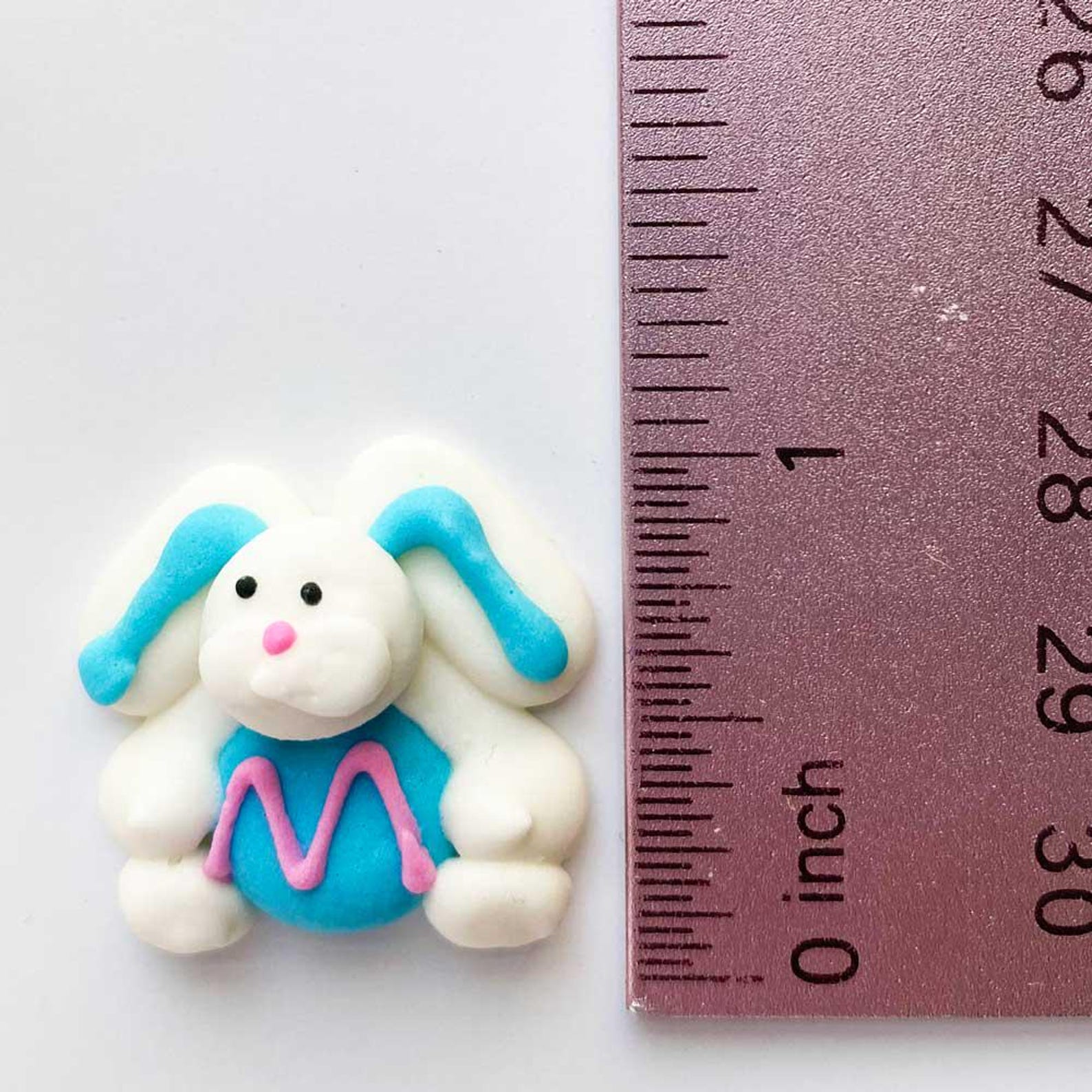 Assorted Royal Icing Easter Bunnies: Edible Cake Decorations (12 Pieces ...
