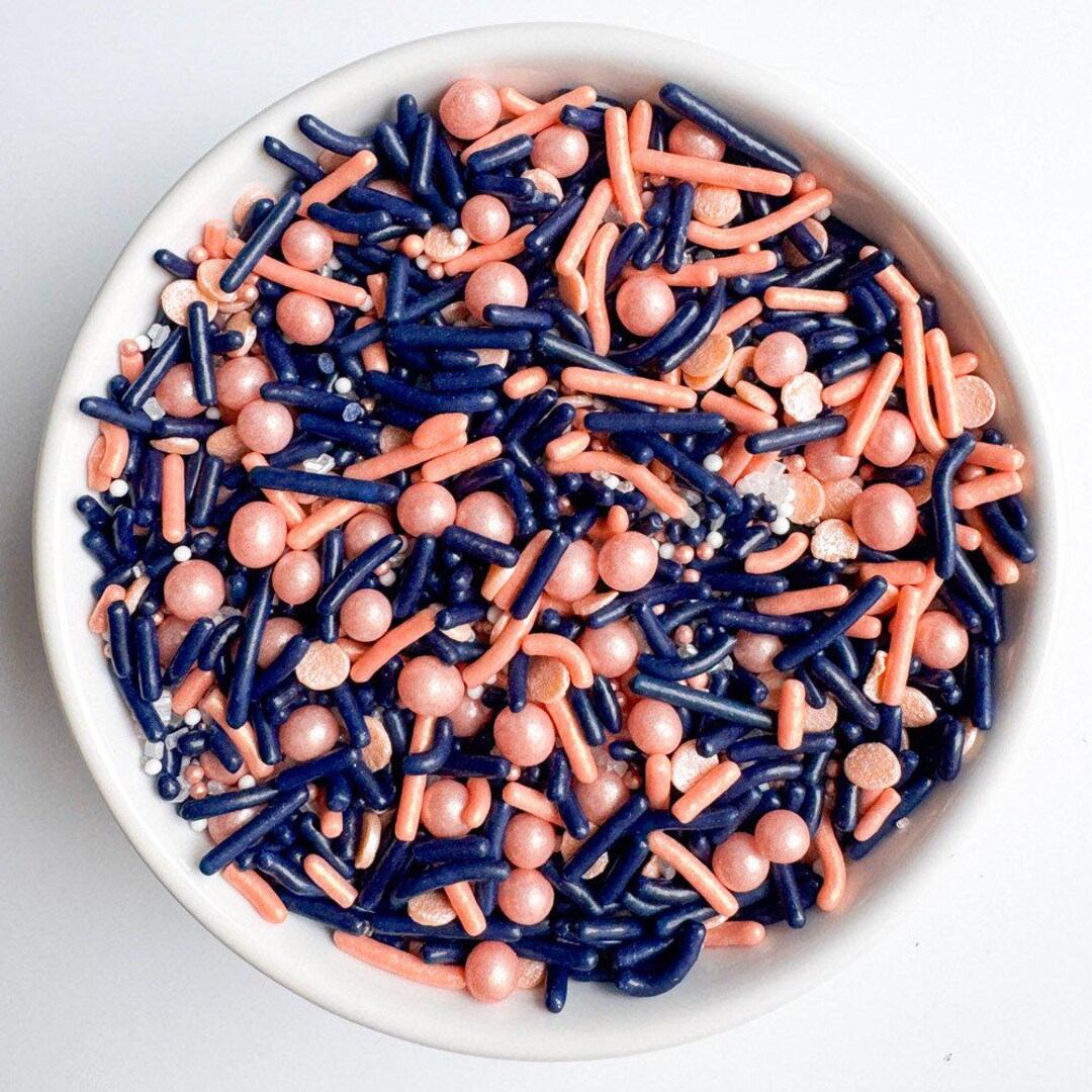 Blush & Blue Sprinkle Mix: Edible Cake Decorations (3 Ounces) - Etsy