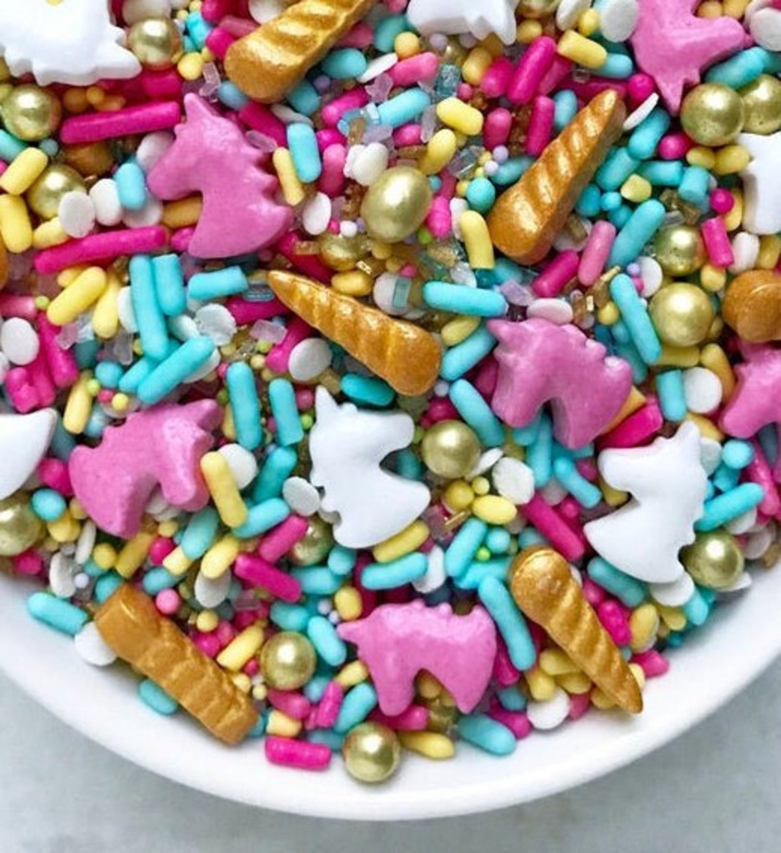 Unicorn Sprinkle Mix Edible Sprinkles Cake Sprinkles - Etsy