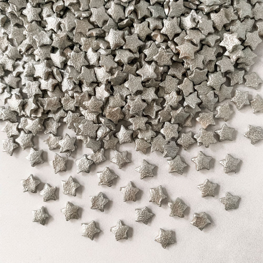 Star Sprinkles Silver Galaxy Sprinkles Edible Stars 4 - Etsy