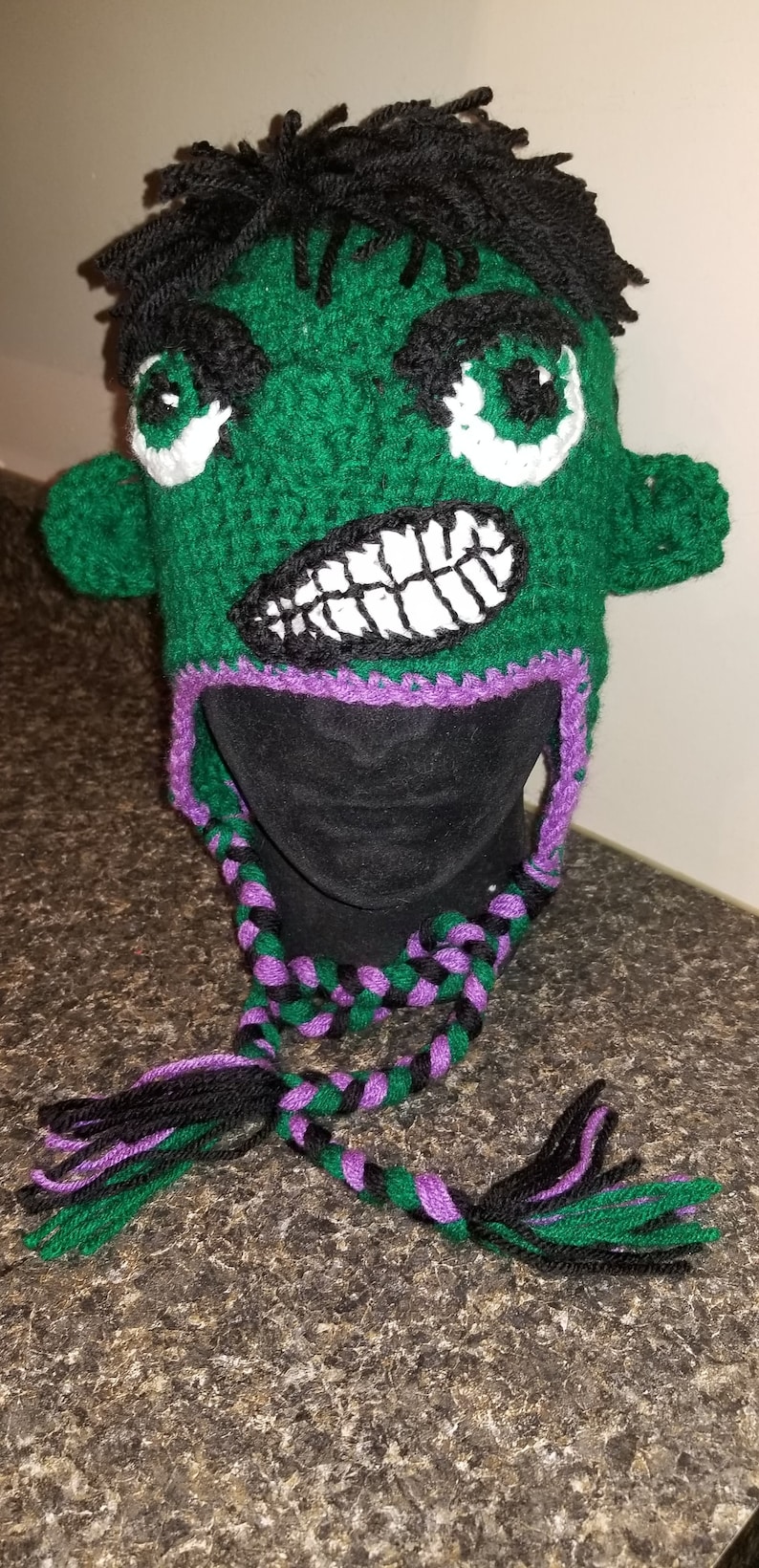 Hulk Hat - Etsy