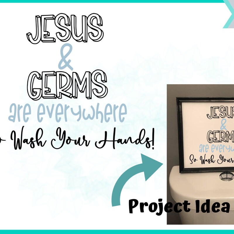 Jesus and Germs - Etsy