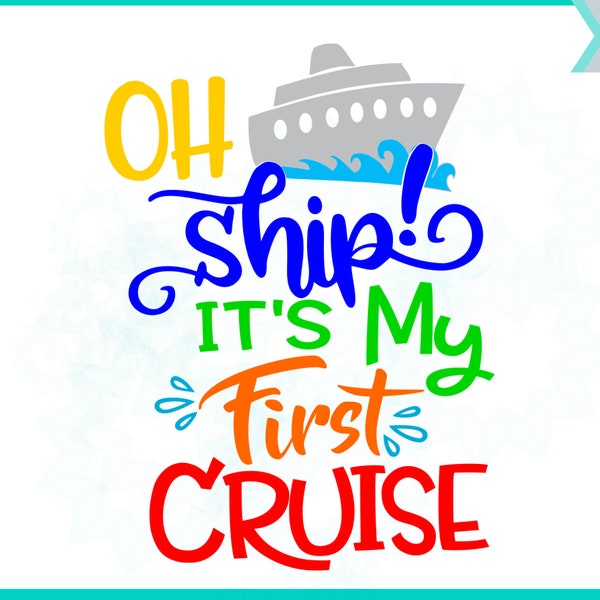 Oh Ship Its My First Cruise - Etsy