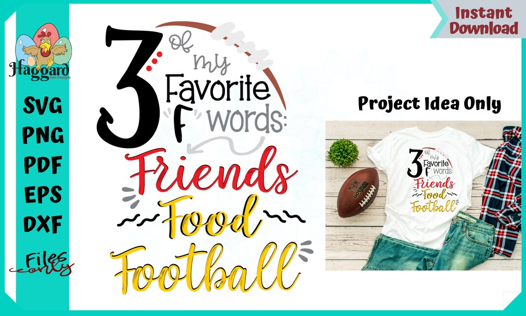 3 of My Favorite f Words SVG Design - Etsy