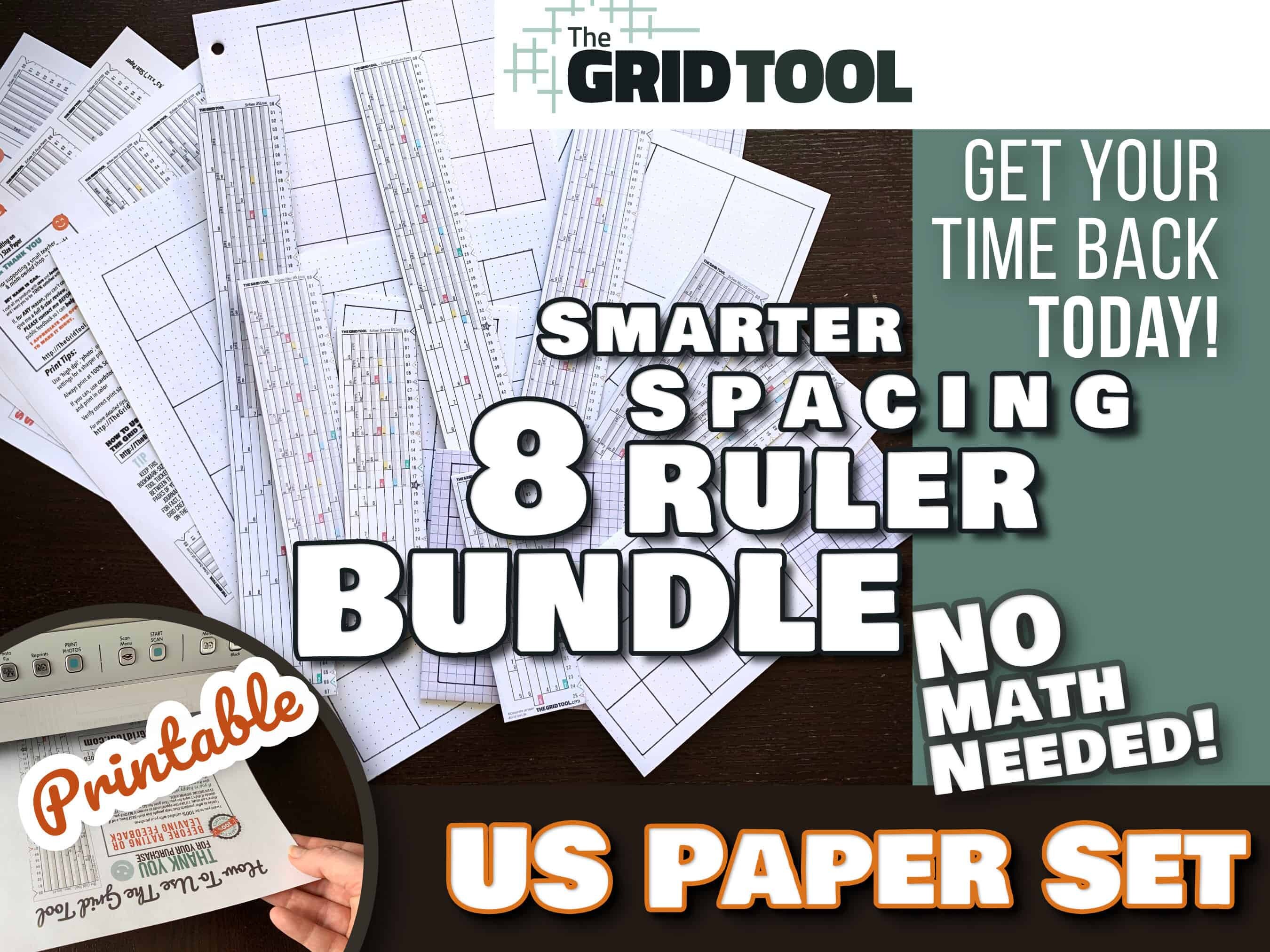 US Paper Legal Letter Filler 5mm Smarter Spacing Ruler - Etsy