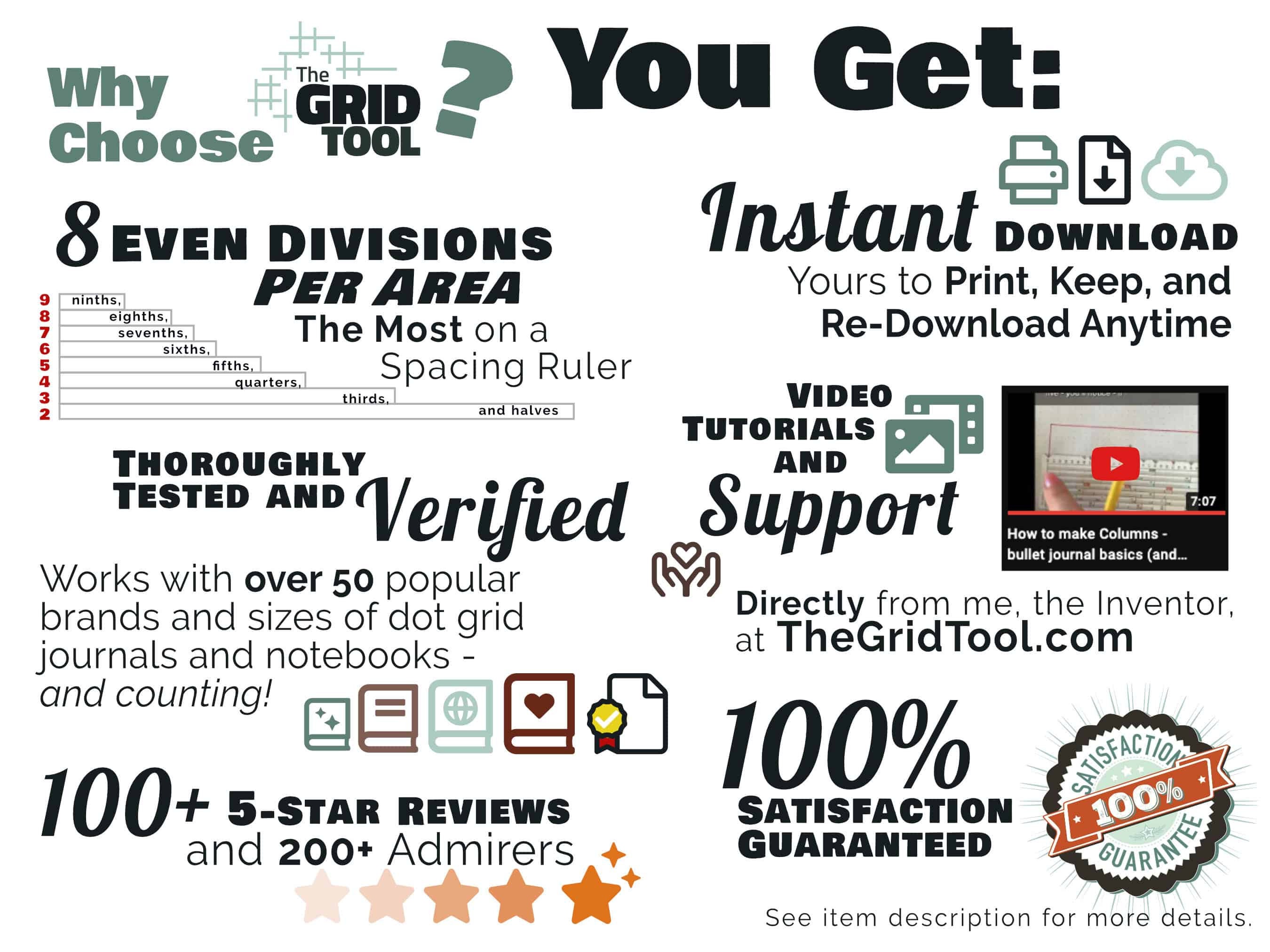 A4 5mm Smarter Spacing Ruler :the Grid Tool Cheat Printable Bullet ...