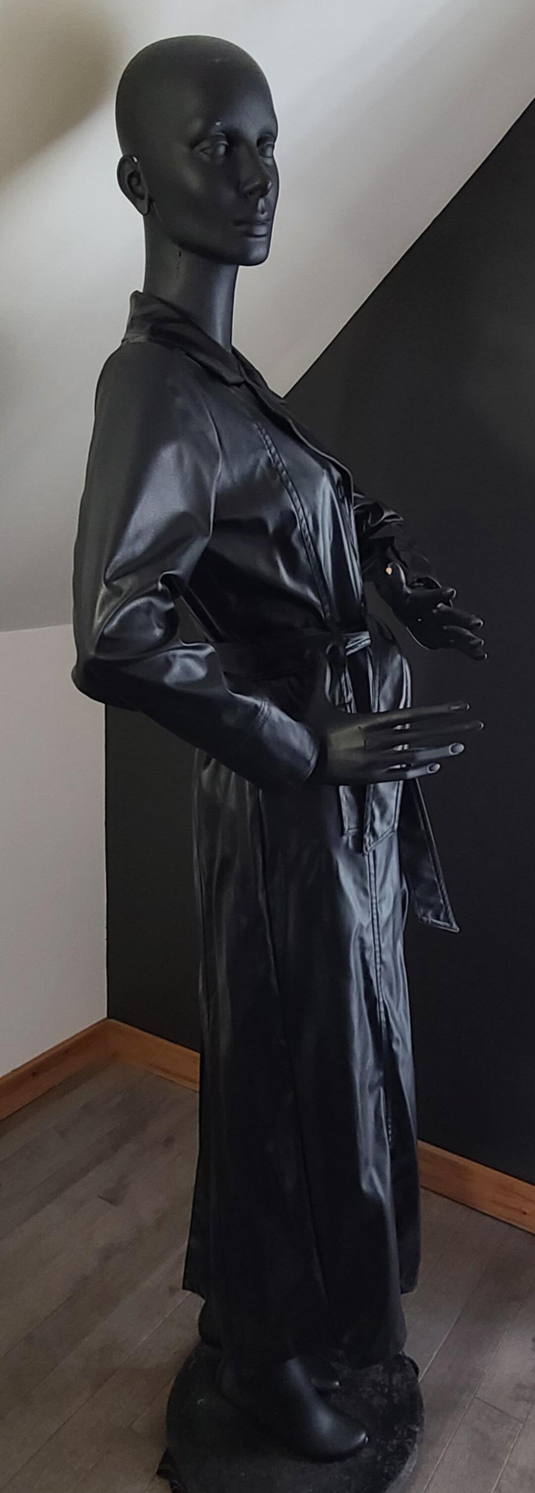 Vintage Matrix Worthy Duster/trench in Flake Proof Polyurethane. - Etsy