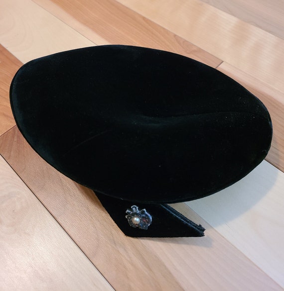 1960 Military inspired vintage hat fascinator - Gem