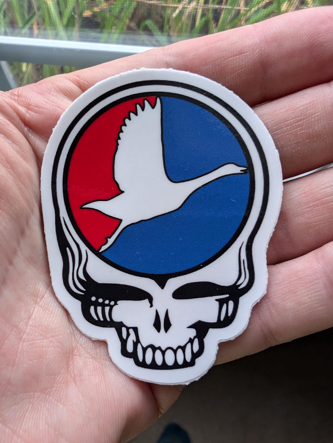 Vinyl Goose Stealie Sticker - Etsy
