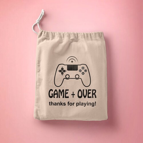 Game Over Thank You-controller Video Game-kids Party | Etsy