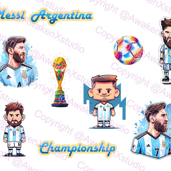 Messi sticker - Etsy México