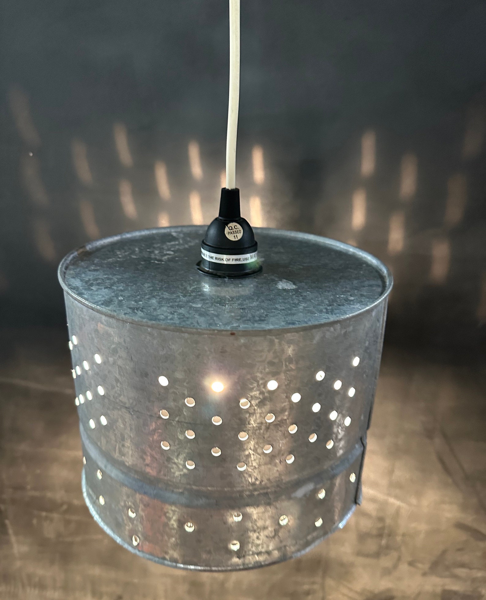 Bait Bucket Hanging Light Fixture - Etsy