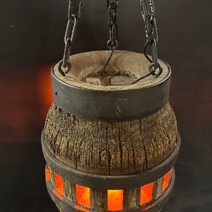 Antique Wagon Wheel Hub- Hanging Light Fixture - Etsy