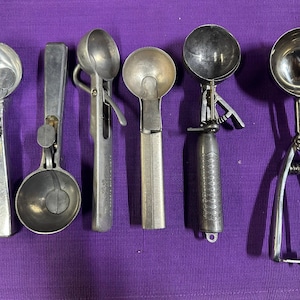 Vintage Metal Ice Cream Scoops - Etsy