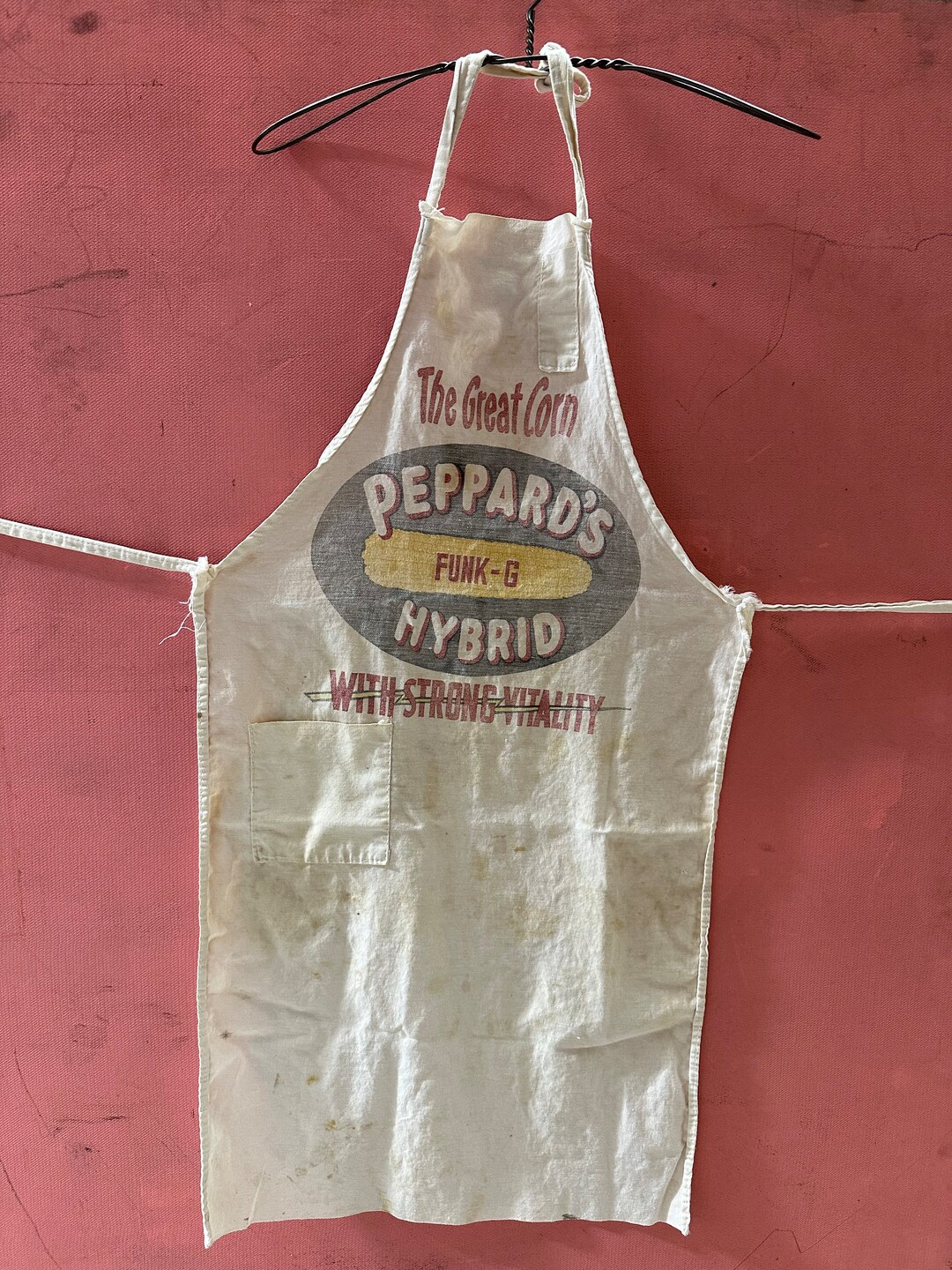 Vintage Peppard's Hybrid, "the Great Corn" Apron - Etsy