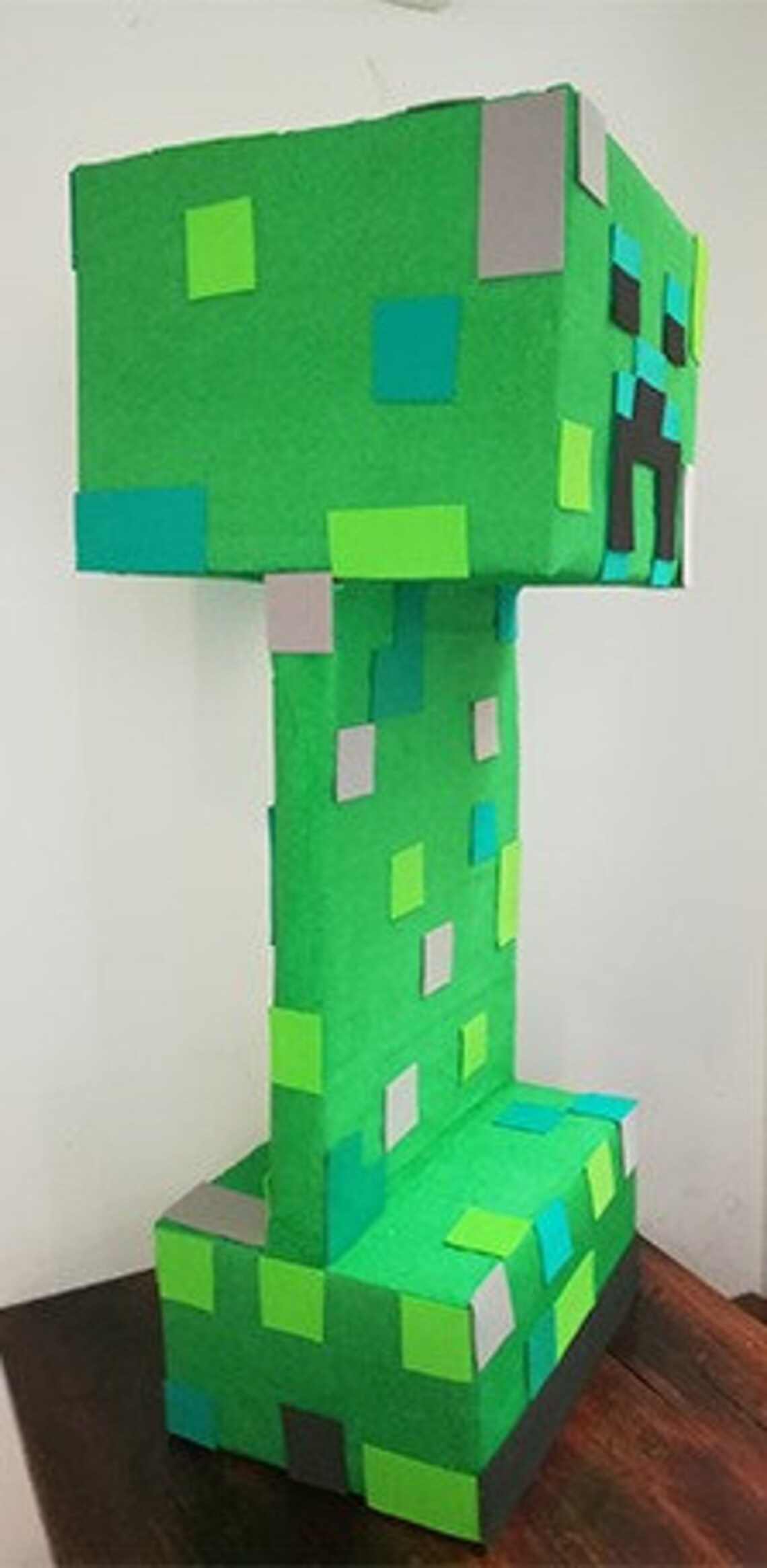 Creeper Pinata Creeper Video Game Pinata Green Party | Etsy