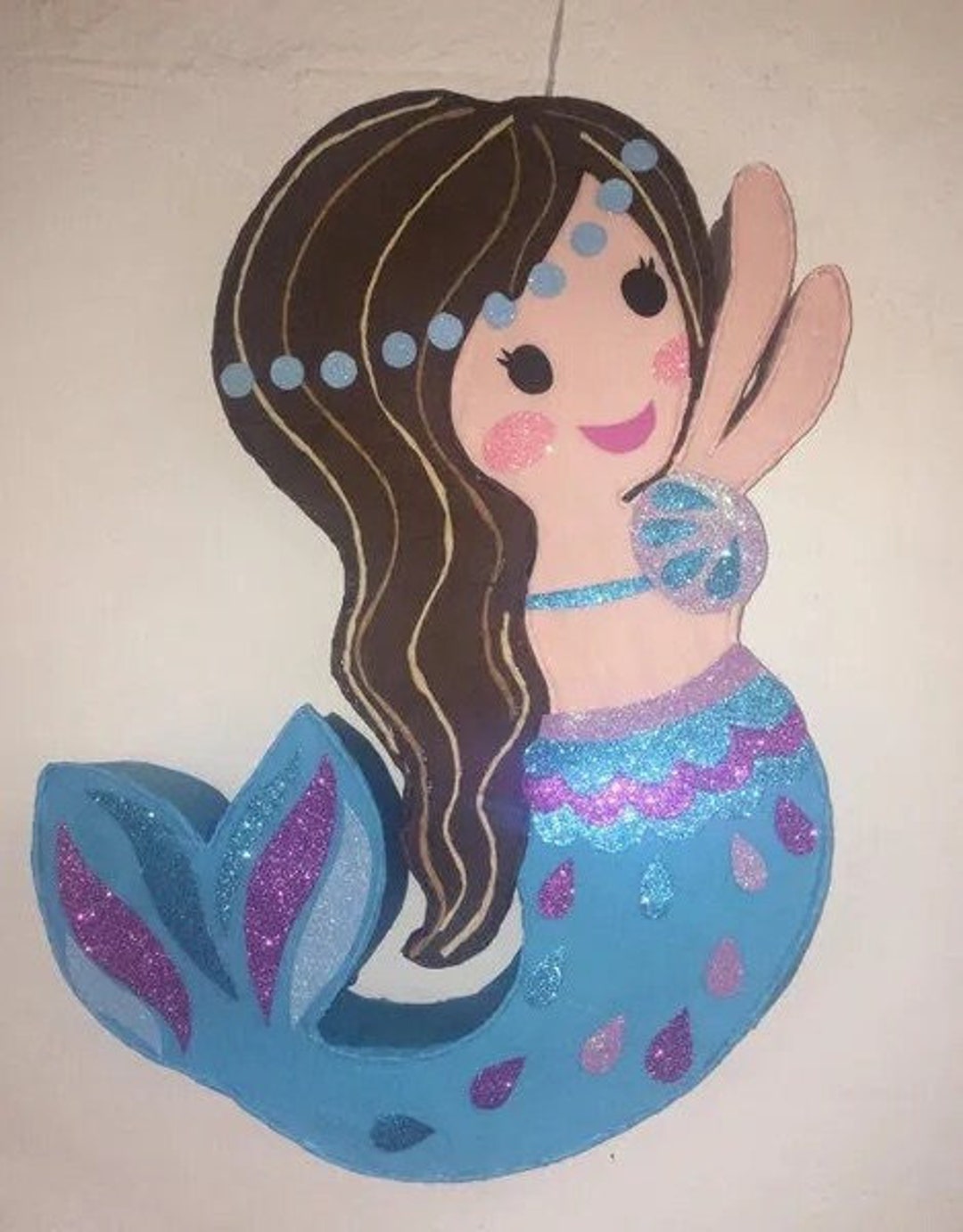 Mermaid Pinata. Mermaid Tail Pinata. Mermaid Party Decoration. - Etsy