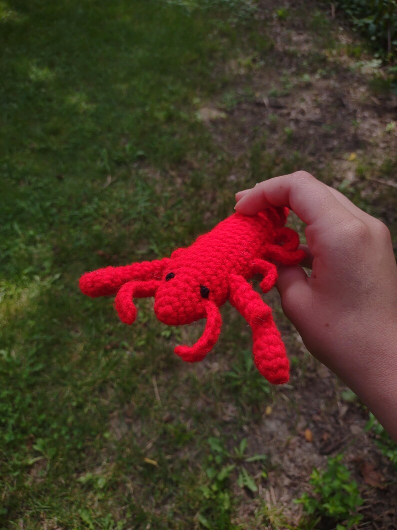 No-sew Lobster Crochet Pattern *PATTERN ONLY* - Cute No Sew Crochet ...