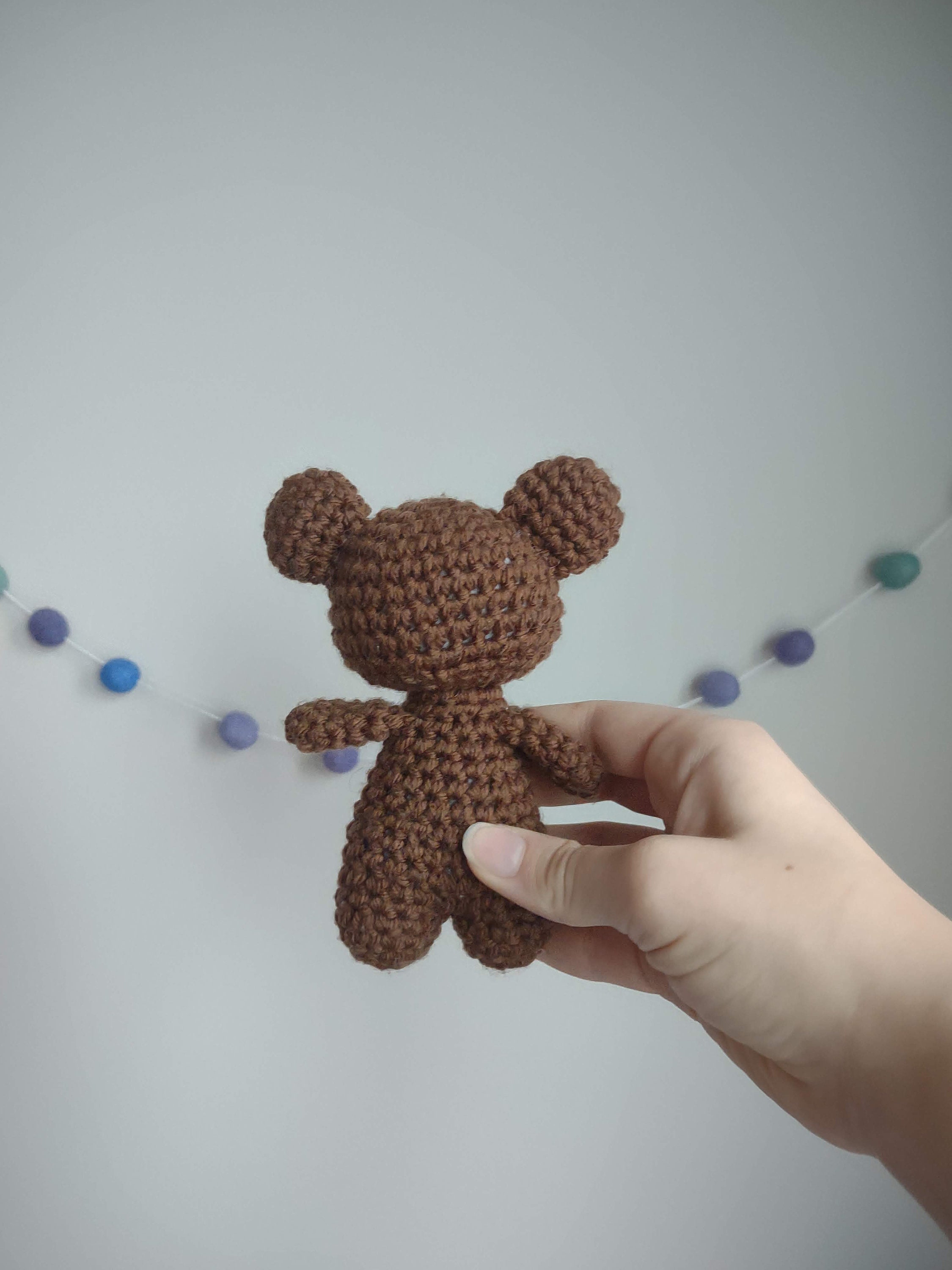 Mini Bear Crochet Pattern PATTERN ONLY Cute Little Crochet Bear ...