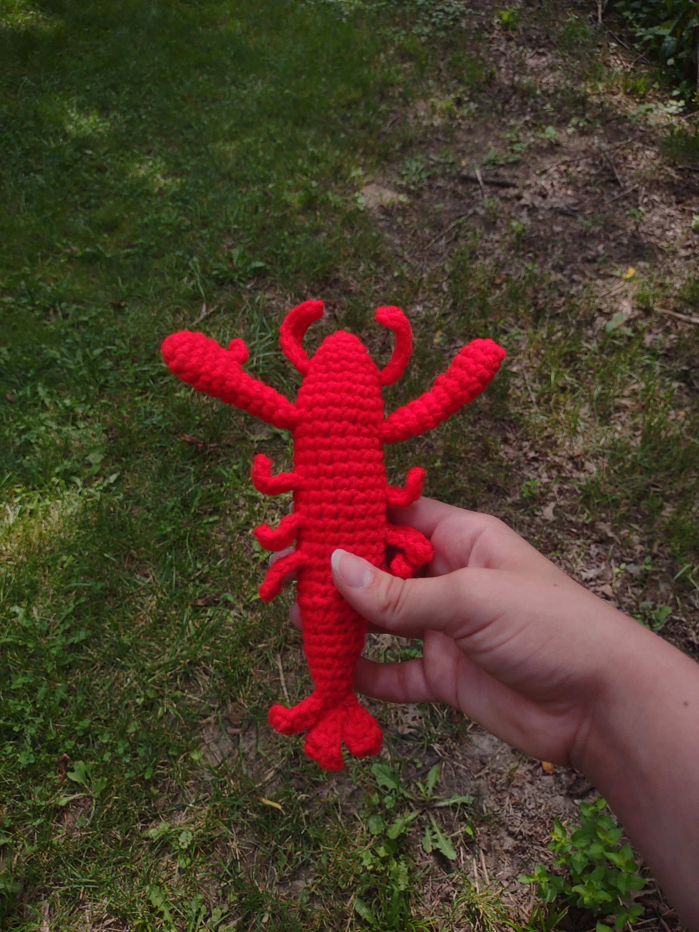 No-sew Lobster Crochet Pattern *PATTERN ONLY* - Cute No Sew Crochet ...