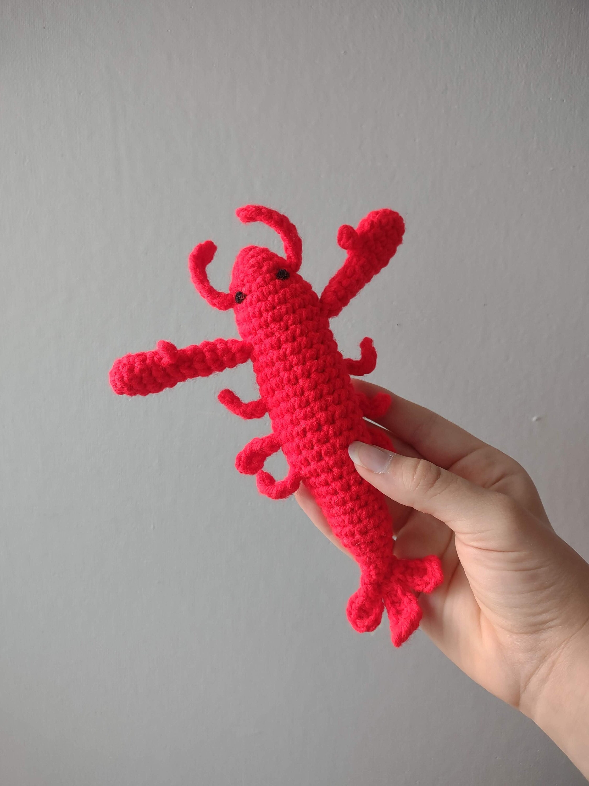 No-sew Lobster Crochet Pattern *PATTERN ONLY* - Cute No Sew Crochet ...