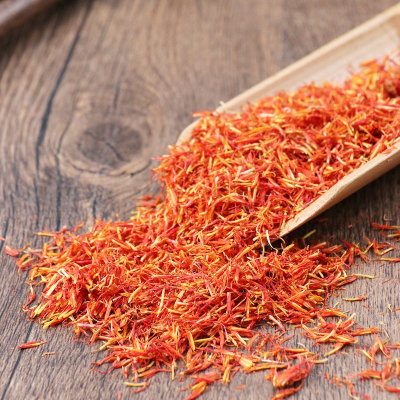 Dried Safflower Flos Carthami Carthamus Tinctorius L. Healthy - Etsy