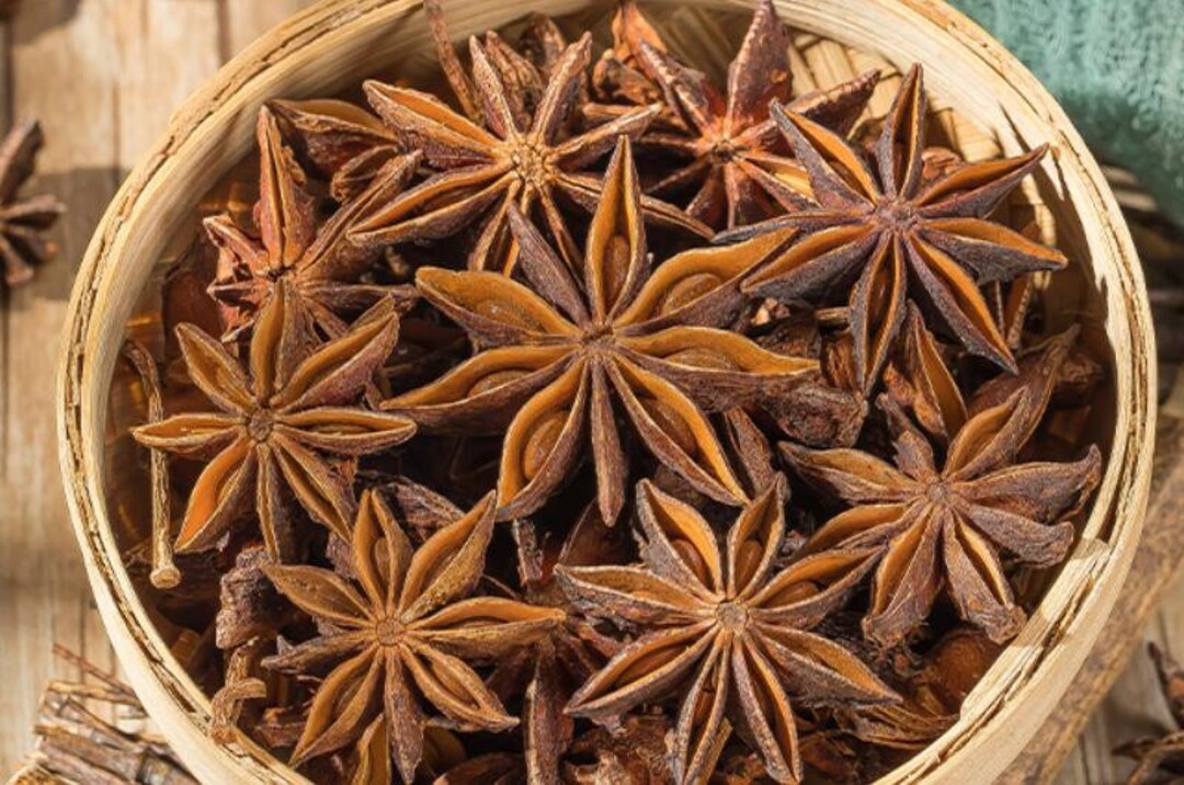 Dried Star Anise Fructus Anisi Stellati Whole Flowers Makes A Healthy ...
