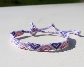 Pink Purple Bracelet | Etsy