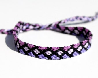 Purple Friendship Bracelet - Etsy