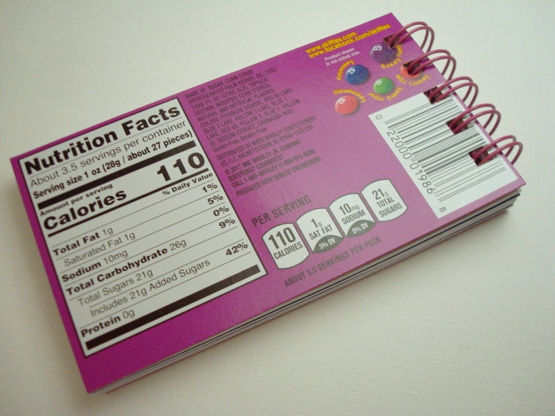 Candy Box Notebook, Wild Berry Skittles - Etsy