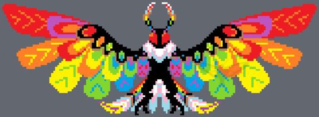 Mothman Progress Pride Pattern PDF - Etsy