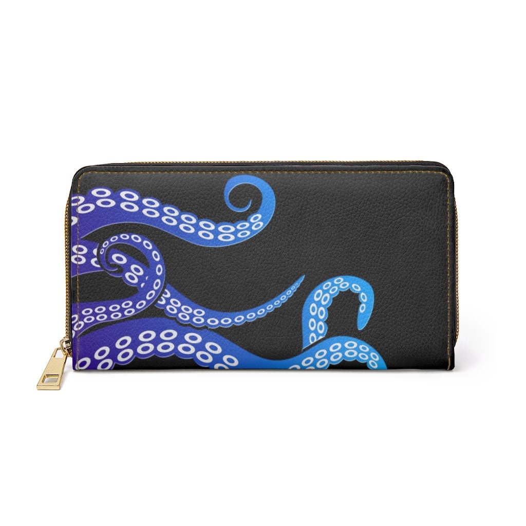 Octopus Tentacle Zipper Wallet - Etsy