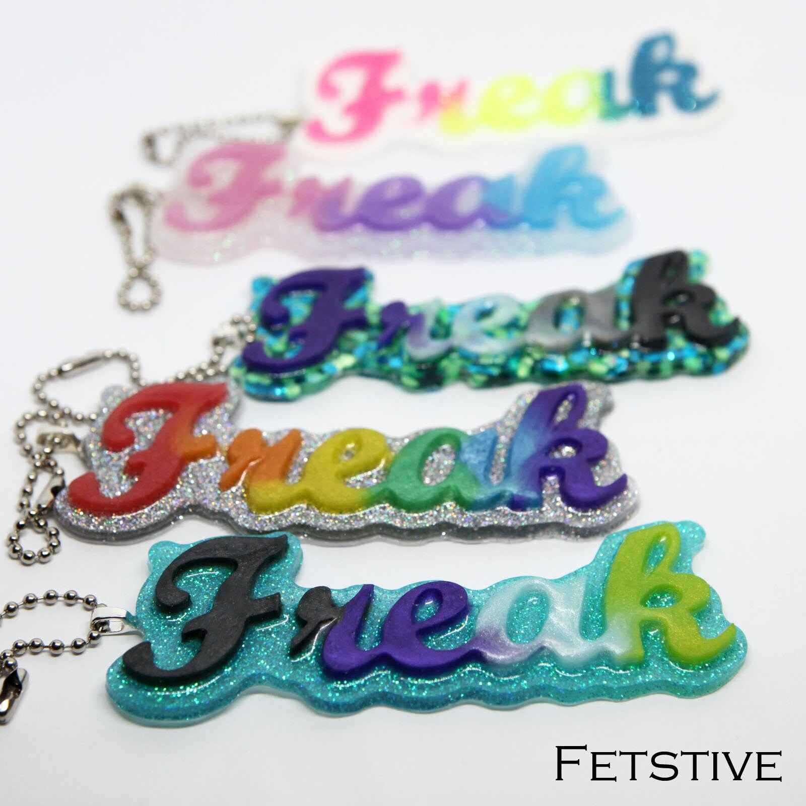 Pride Freak Key Chain available in Several Styles - Etsy UK