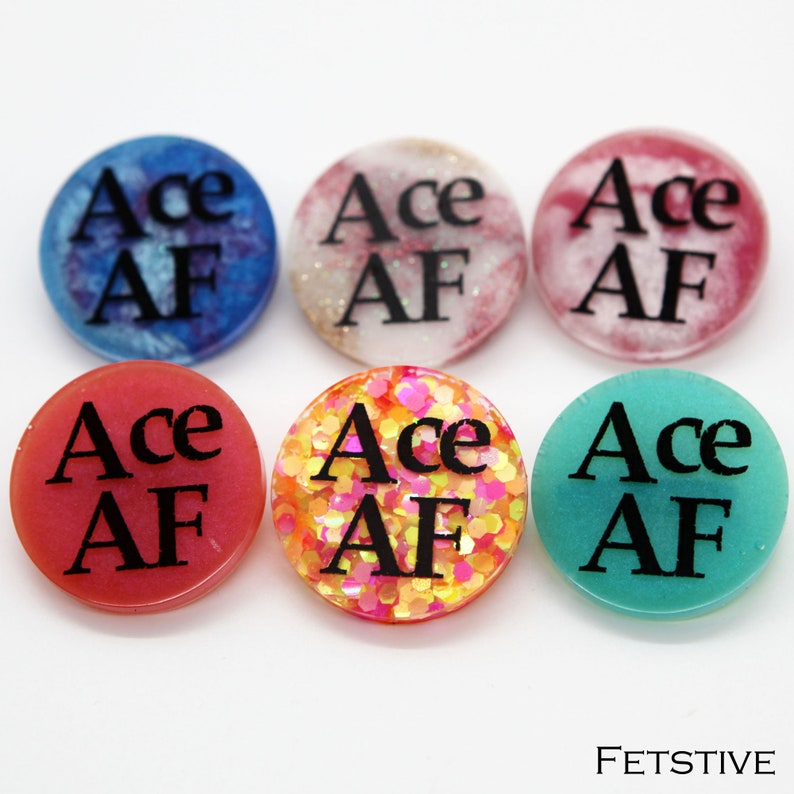 Ace AF Pin available in Several Colors | Etsy