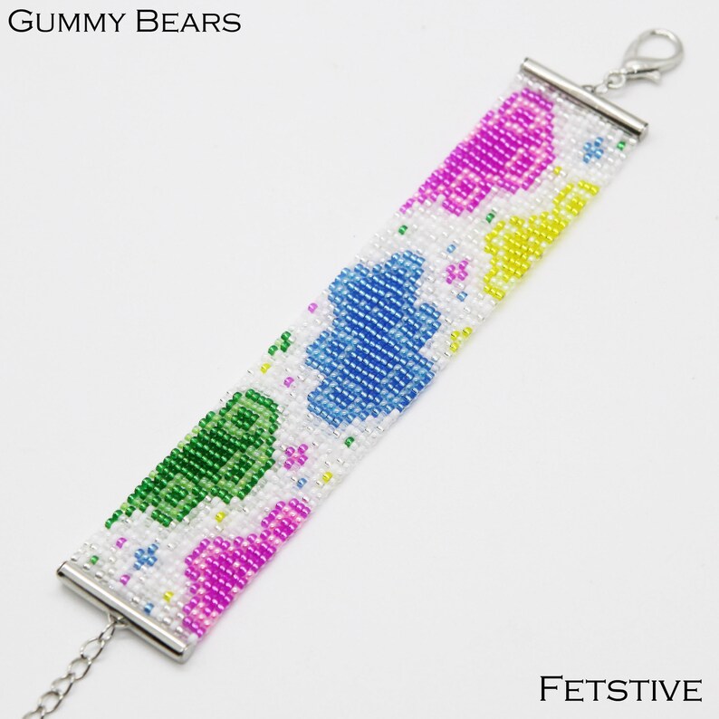 Beaded Food Bracelet several Styles Available - Etsy