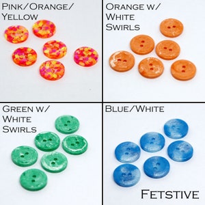 18mm Buttons set of 6 several Color Options Available - Etsy