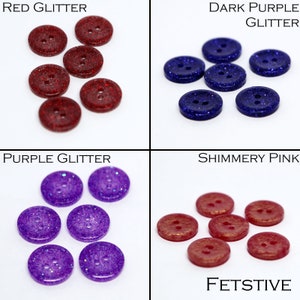 18mm Buttons set of 6 several Color Options Available - Etsy