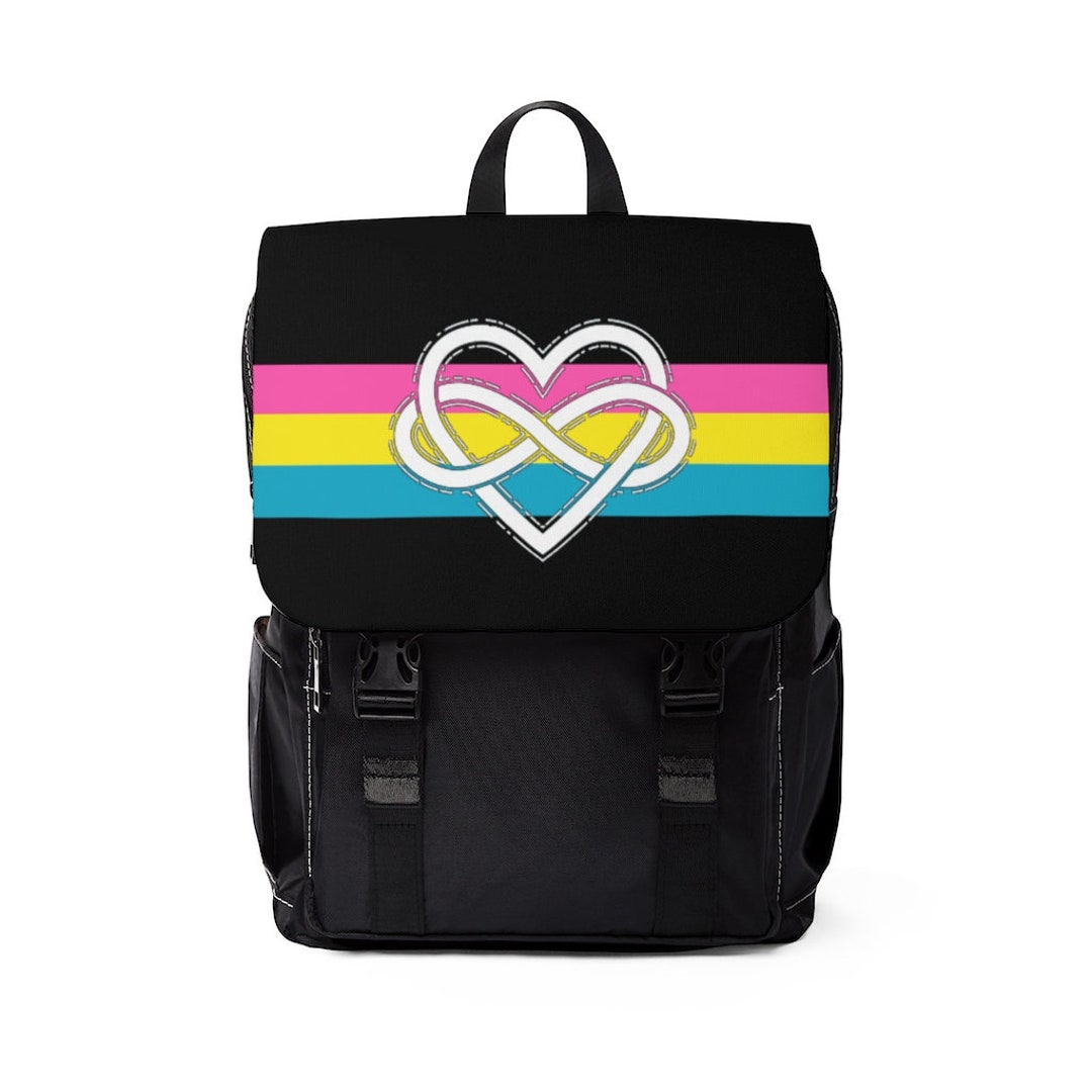 Pan Poly Infinity Heart Backpack - Etsy