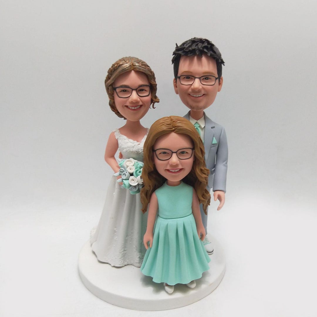 Personalized Family Bobblehead Figurine ，custom Clay Sculpture, Custom ...