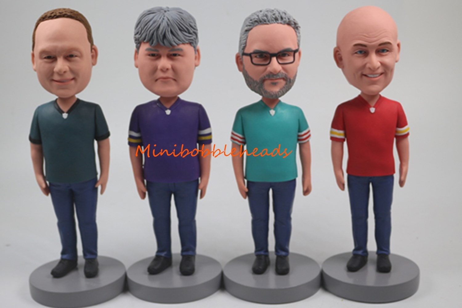 Custom Handmade Bobbleheads with Polymer Clay Vocational | Etsy