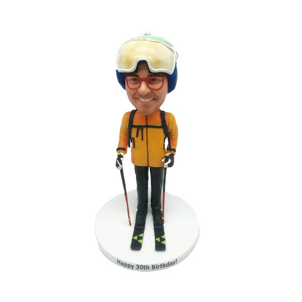 Ski Cake Topper - Etsy