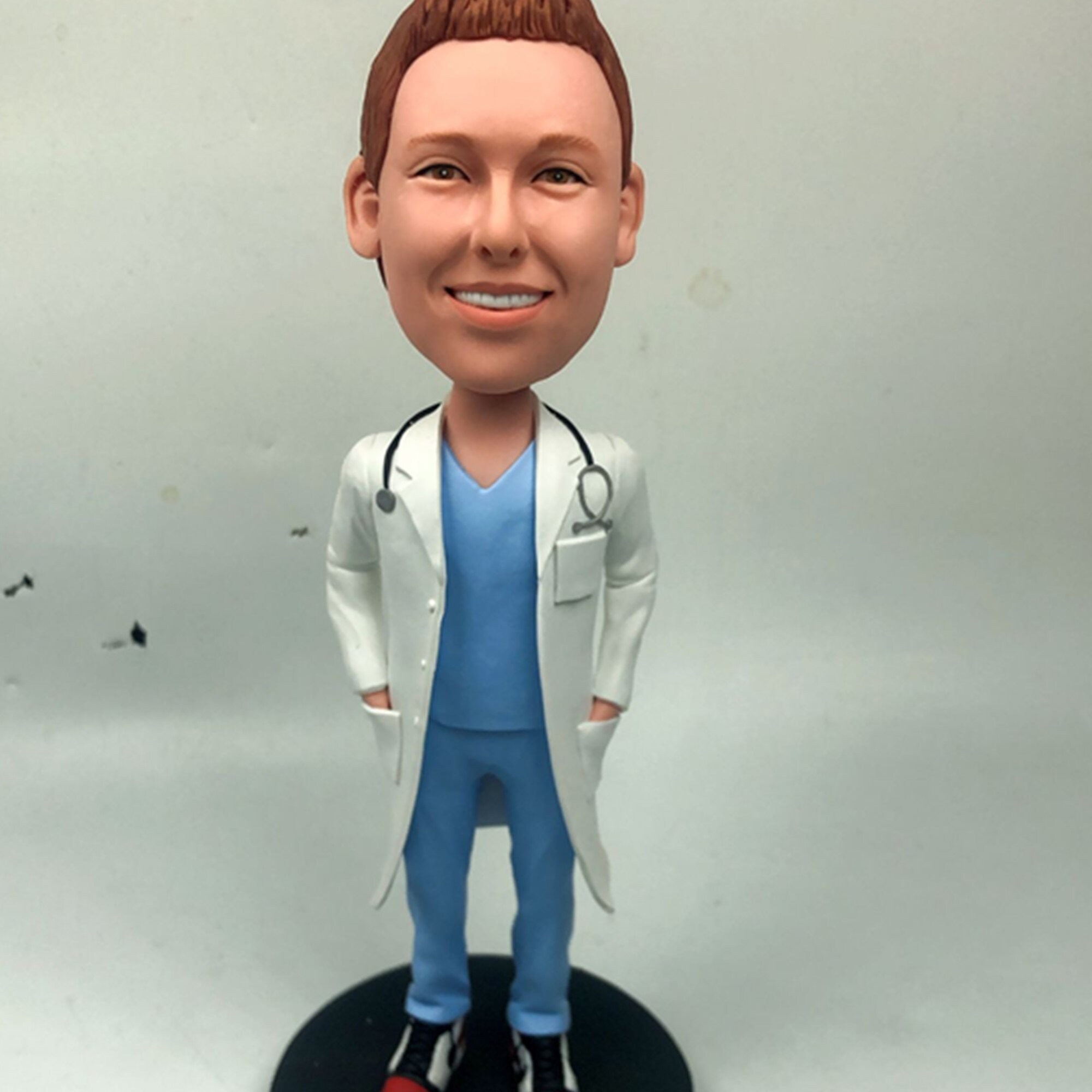 Bobbleheads Customcustom Doctor Bobbleheads With Notebook - Etsy
