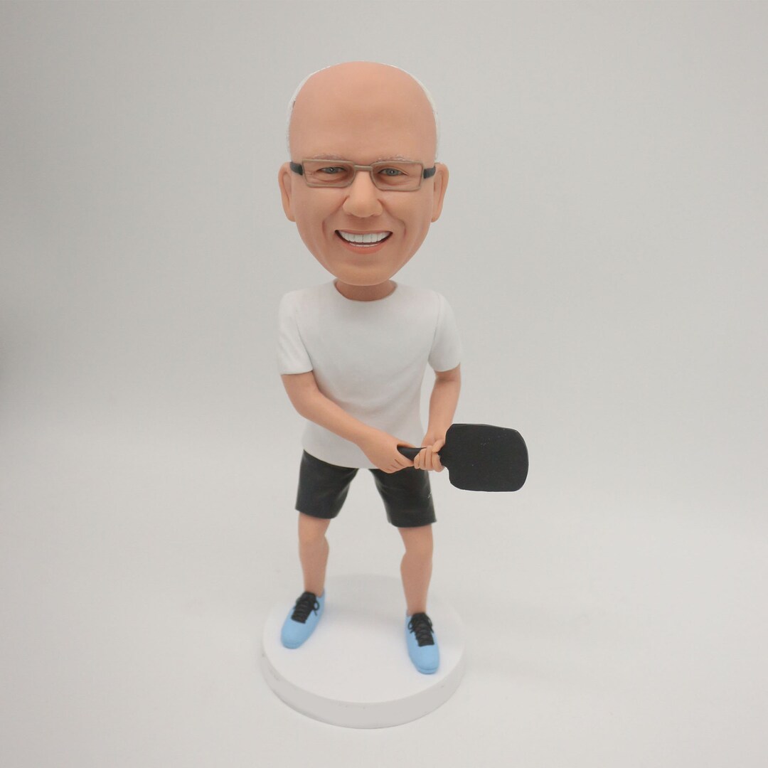Custom Man Sports Bobbleheads,clay Bobbleheads for Pingpong Player ...