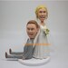 Handmade Custom New Married Couple Wedding Bobble Head, Custom ...
