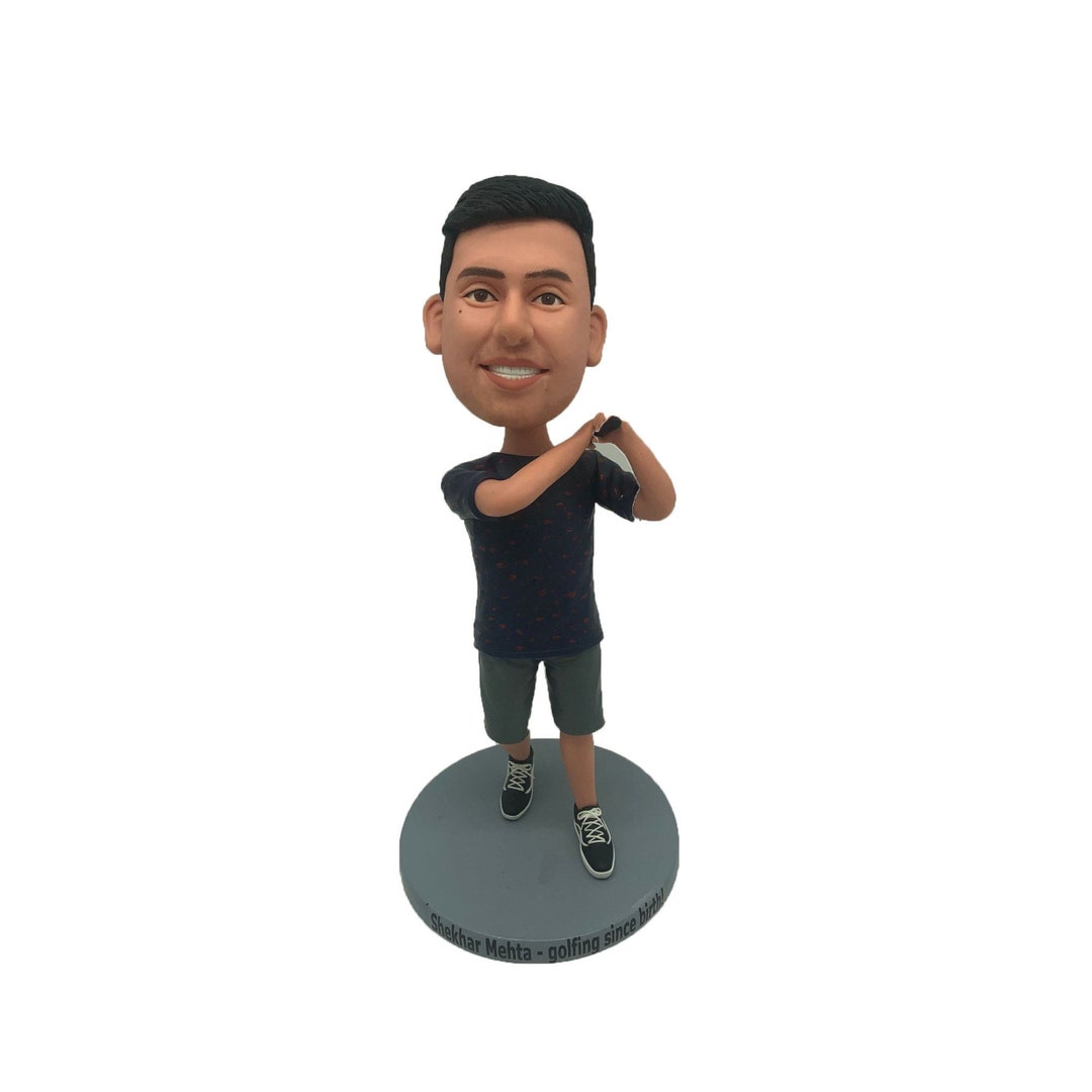Custom Bobblehead Golf Fan,golf Custom Bobblehead, Sports Custom ...