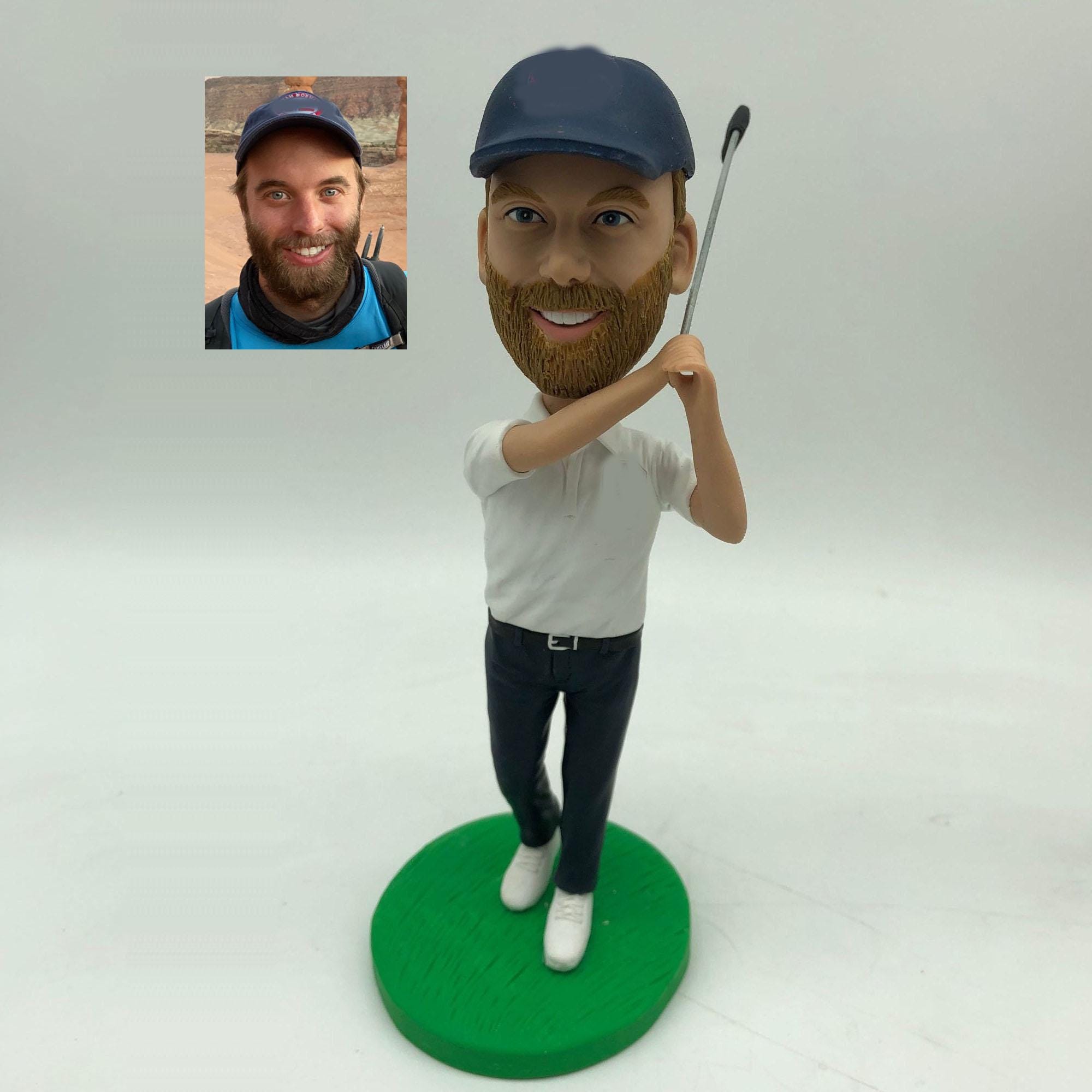 Custom Golf Bobbleheads, Dad Golf Golf Bobblehead, Golf Gifts for Him ...