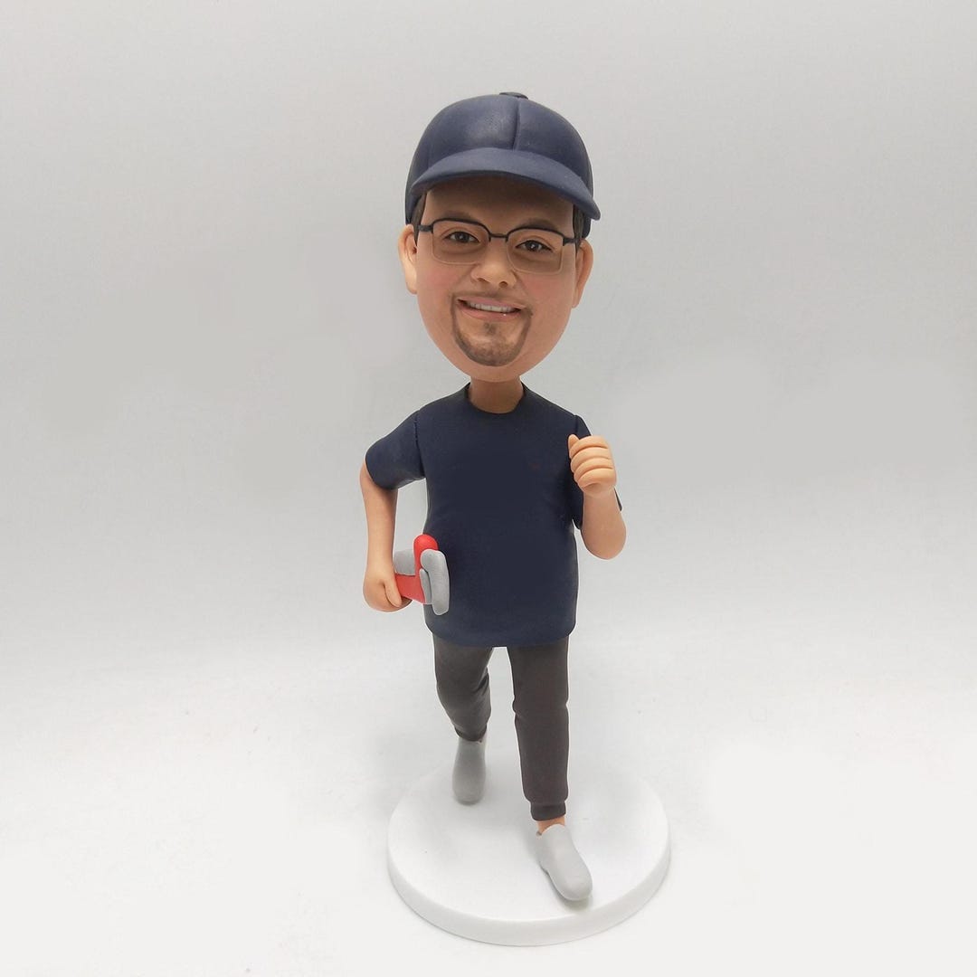 Personalized Smiling Bobblehead Engineer/scientist Style Unique Gift ...