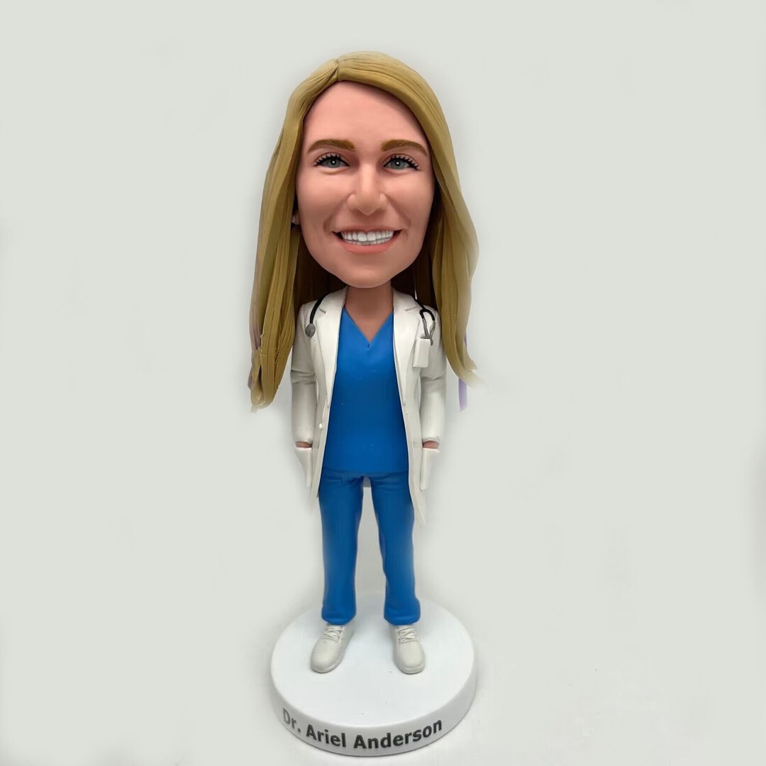 Custom Female Medical Doctor Bobblehead Figurines, Doctors Gifts for ...