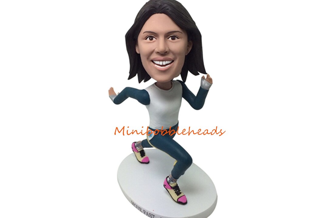 Custom Bobblehead Man Runner Custom , Male Marathon Runner Custom ...