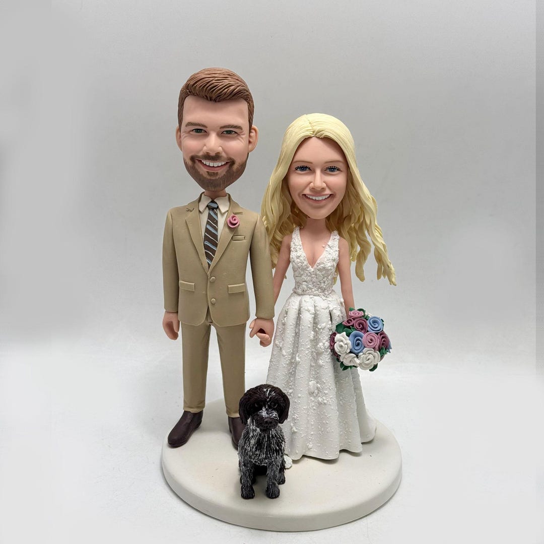 Custom Couple Bobble Head, Gift for Couple ,bobblehead Wedding Gifts ...